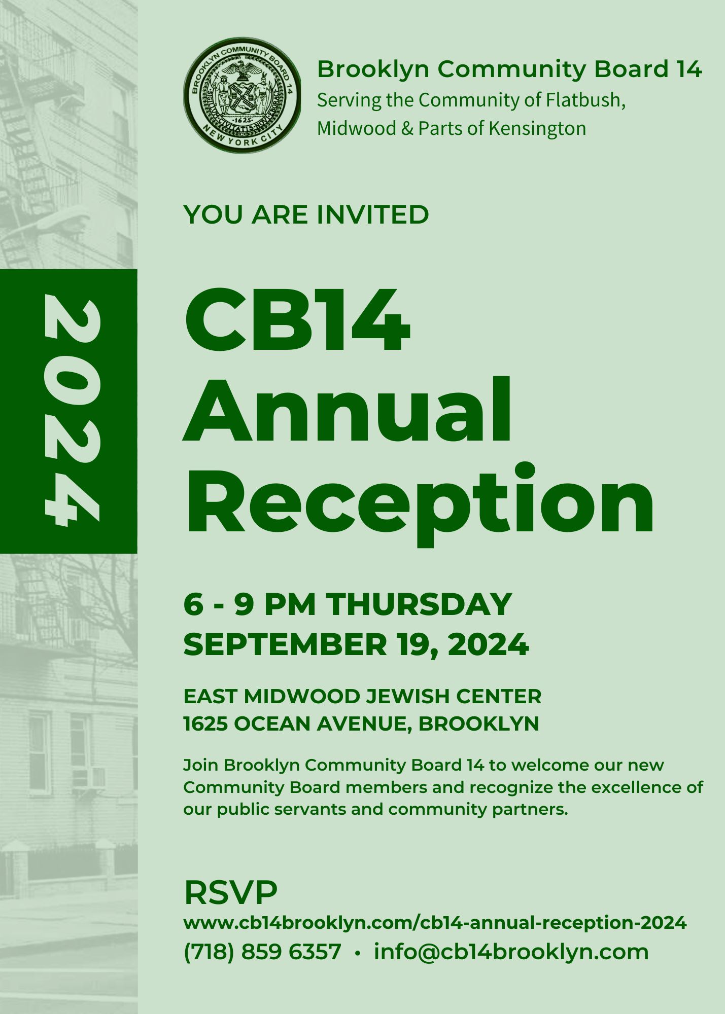 CB14 Annual Reception 2024 | Brooklyn Community Board 14